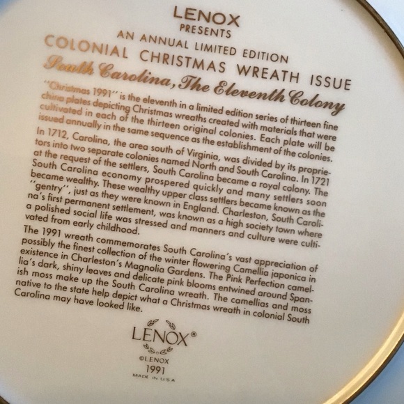 Lenox | Dining | Rare Vintage Lenox Special Edition Christmas 994 ...